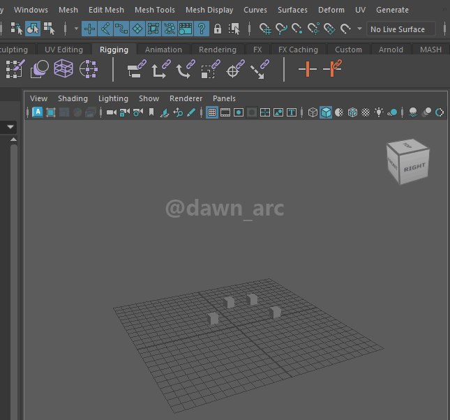 [Maya]常用快捷键和基础操作